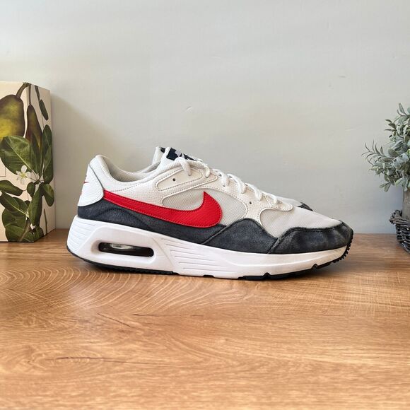 Nike | Shoes | Nike Air Max Sc Cw45553 Whiteuniversity Red Obsidian ...